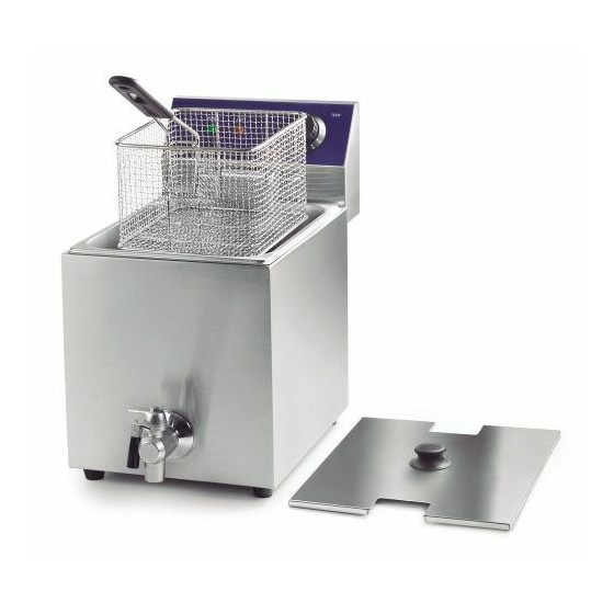 Friteuse électrique avec robinet 8L