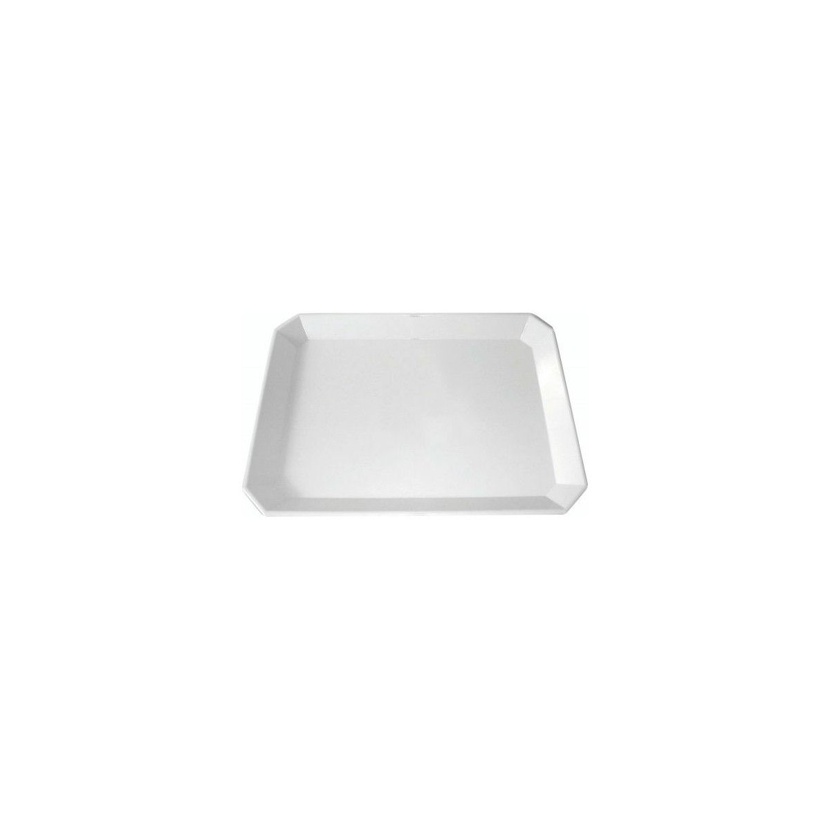 Plat Octogonal M lamine Blanc 32x20x3 Cm plat-octogonal-m-lamine-blanc-32x20x3-cm