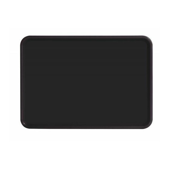 Plateau self-service PP noir 58x41x2,5cm