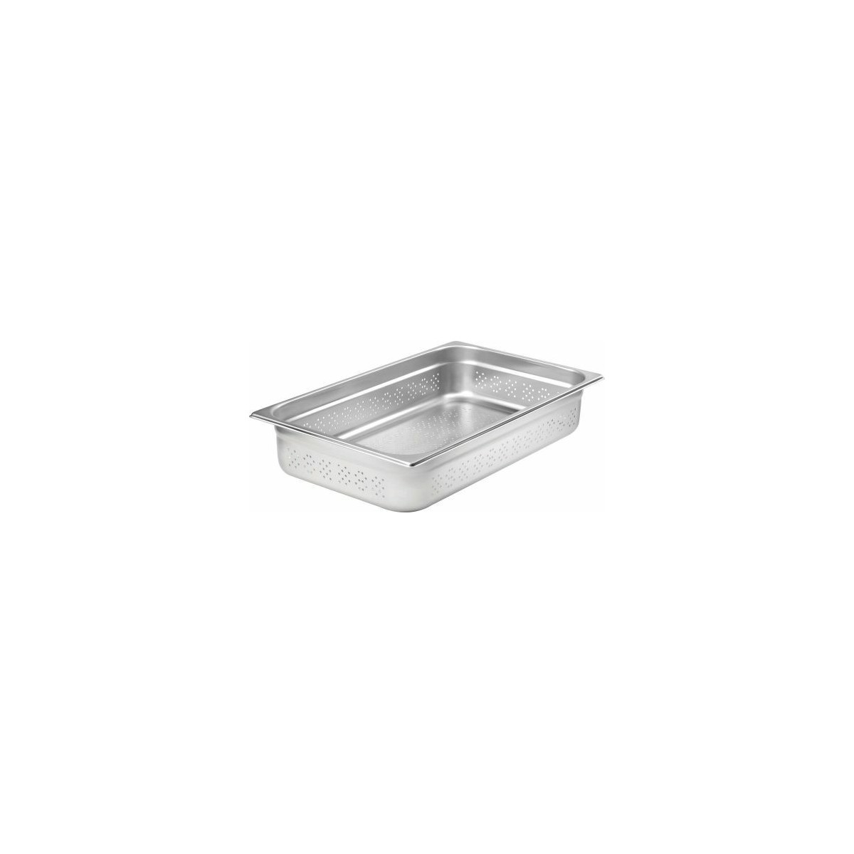 Bac inox perforé GN 1/1 P. 6,5 cm - La Bovida
