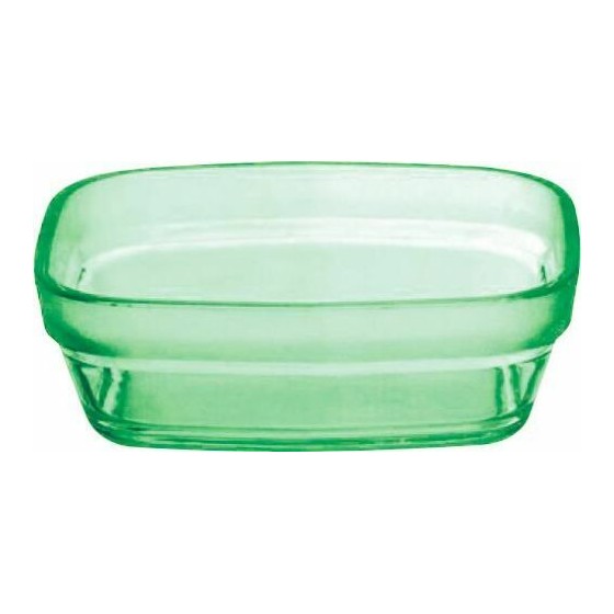 Ravier carré copoly.vert 25cl /6