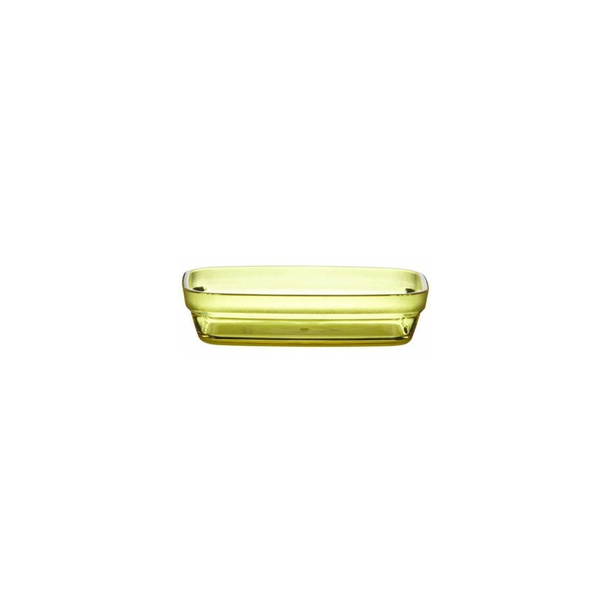 Ravier rectangulaire copoly.jaune 32cl/6