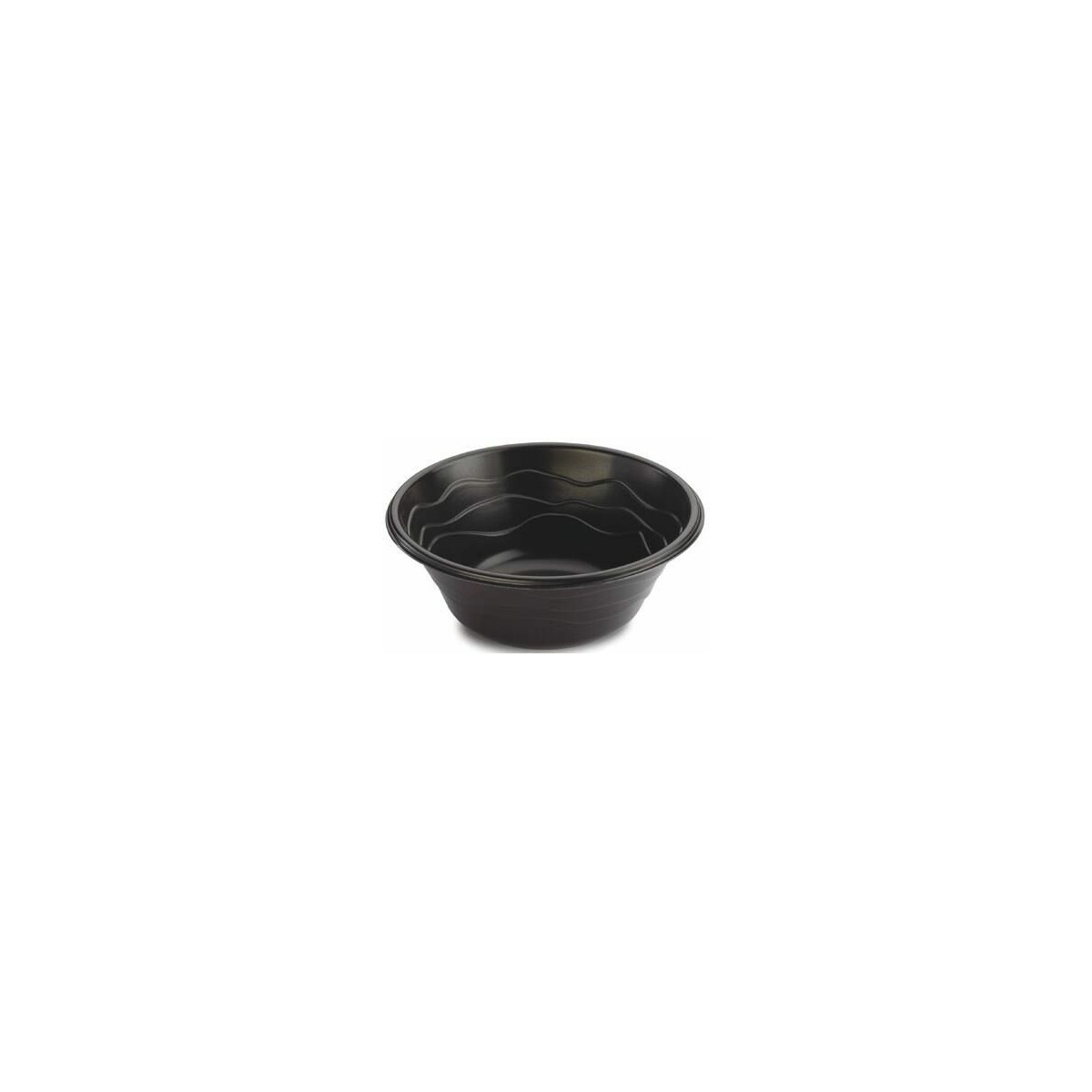 Bol rond PP noir ø 14 cm - sachet de 20