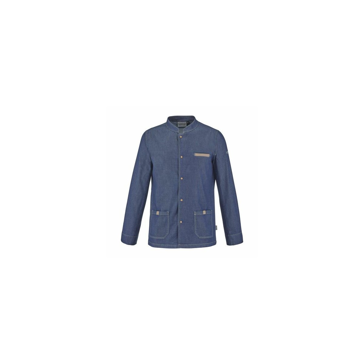 Veste de cuisine manches longues Mirbel look Denim T1