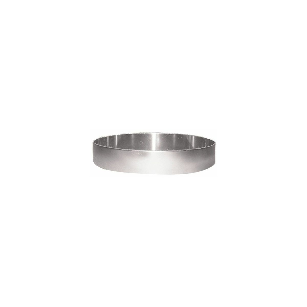 Cercle entremet inox ø 28x3,5cm