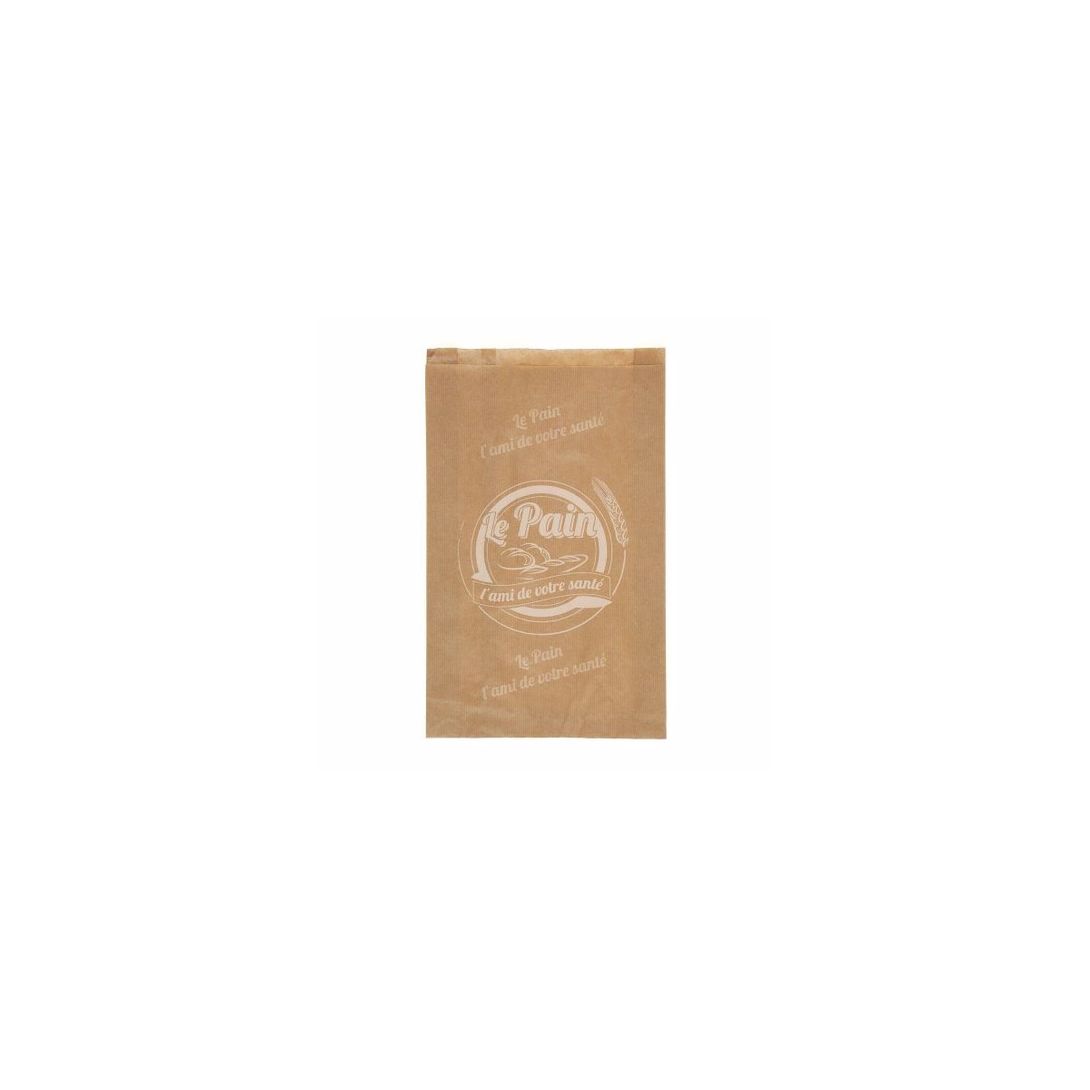 Sac à pain kraft blanc 41 x 25 + 3,2 cm - par 250