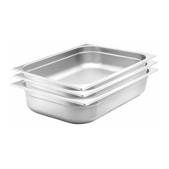 Bac inox GN 1/2 p. 10 cm