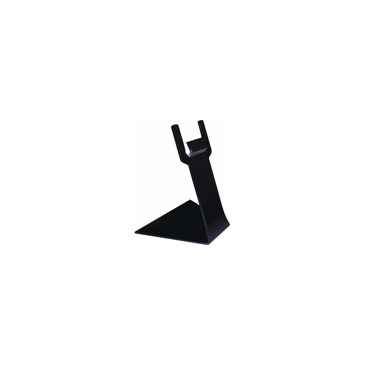 Support etiquette plastique noir 8,5 cm - par 10