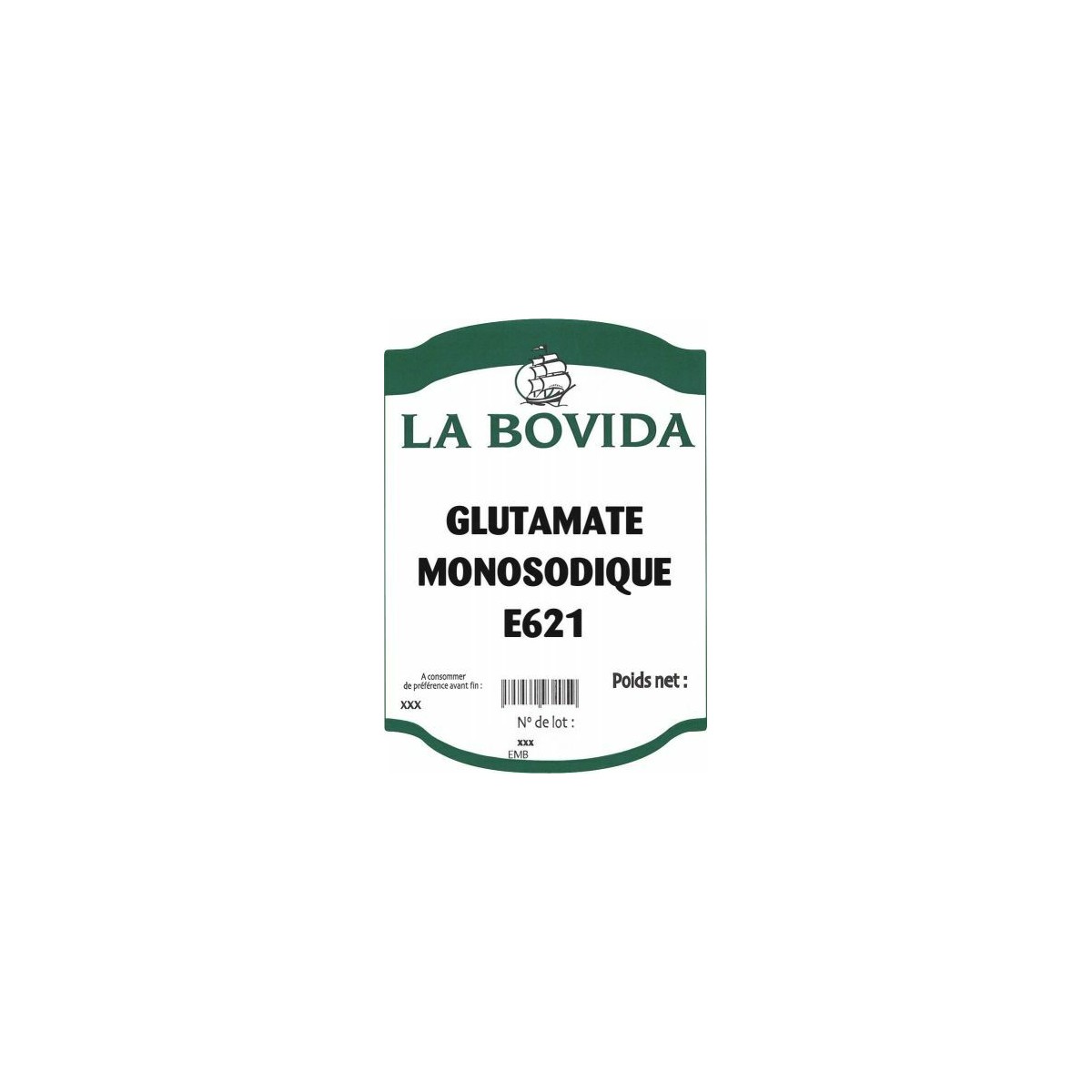 Glutamate monosodique E621 1 kg - La Bovida