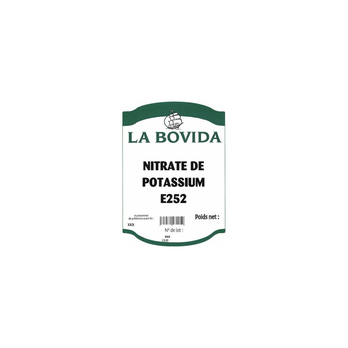 Achat nitrate de potassium E252 sac 2 kg - La Bovida