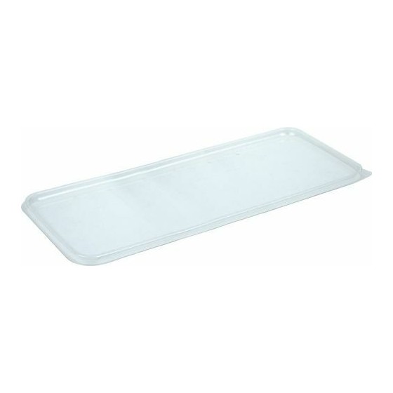 COUVERCLE JETABLE PET POUR BAC KATA CROCK 18X52.5X1CM /100