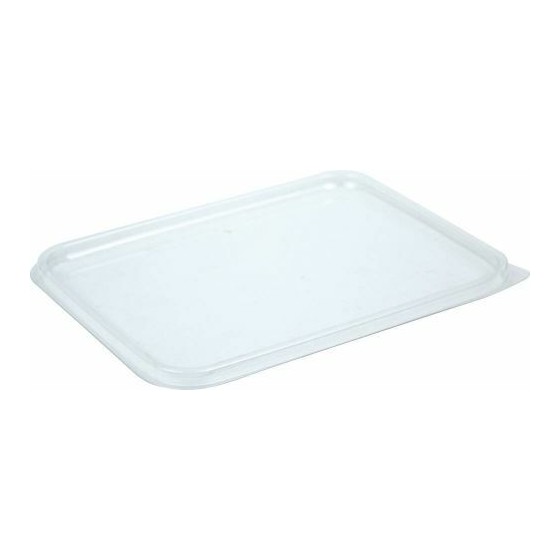 COUVERCLE JETABLE PET POUR BAC KATA CROCK 26.5X35X1CM /100