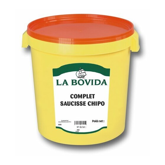 Complet saucisse chipo 10 kg - La Bovida