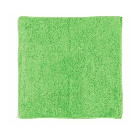 Lavette microfibre tout usage vert 40 x 40 cm - pq de 5