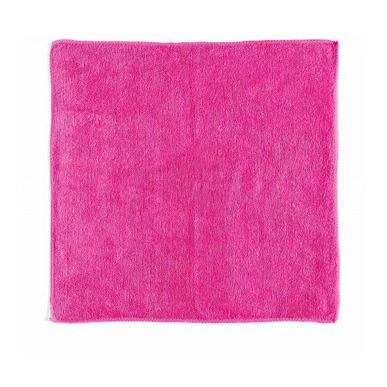 Lavette microfibre tout usage rouge 40 x 40 cm - pq de 5