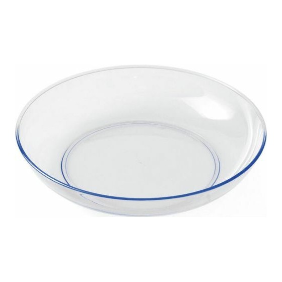 Assiette creuse transparente 45 cl - par 24