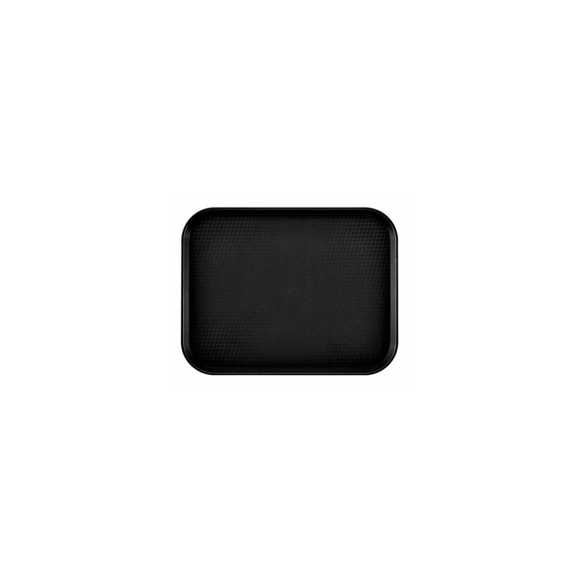 Plateau fast food PP noir 35,5 x 45,7 cm - par 12